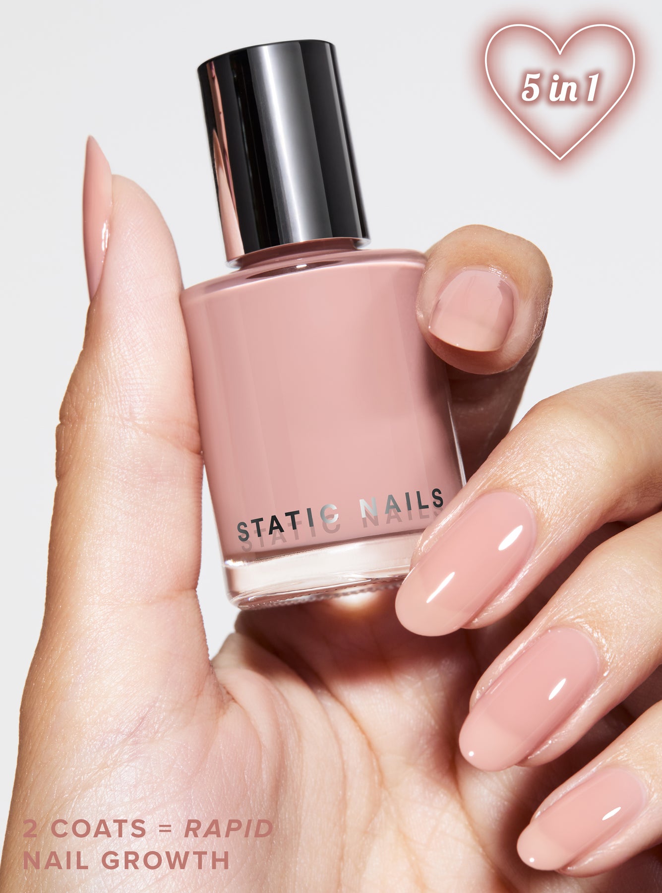 BARELY THERE 5-IN-1 RAPID GROWTH NAIL TREATMENT – STATIC NAILS